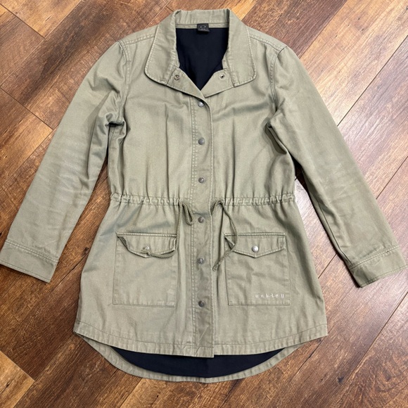 Oakley | Jackets & Coats | Oakley Womens Olive Green Khaki Field Jacket ...